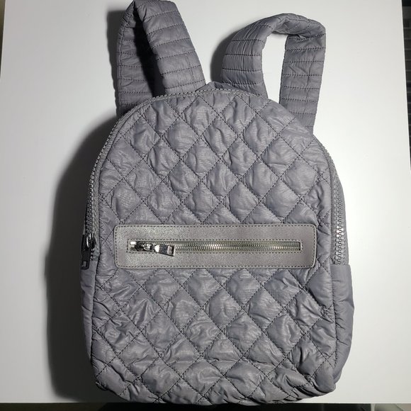 Sol And Selene | Bags | Sol And Selene Grey Puffer Backpack With Laptop ...